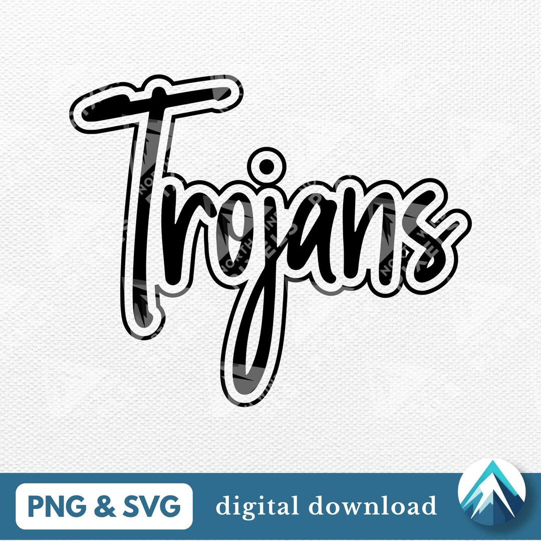 Trojans Digital Download, PNG and SVG Files, Clipart With Transparent ...