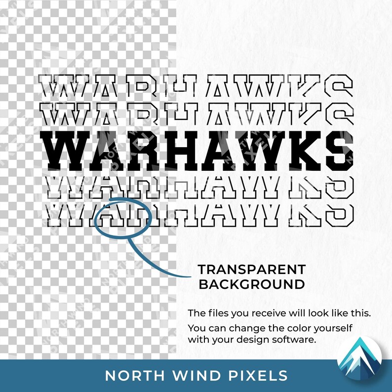 Warhawks Digital Download, Svg Png Dxf Eps File, Clipart Transparent ...