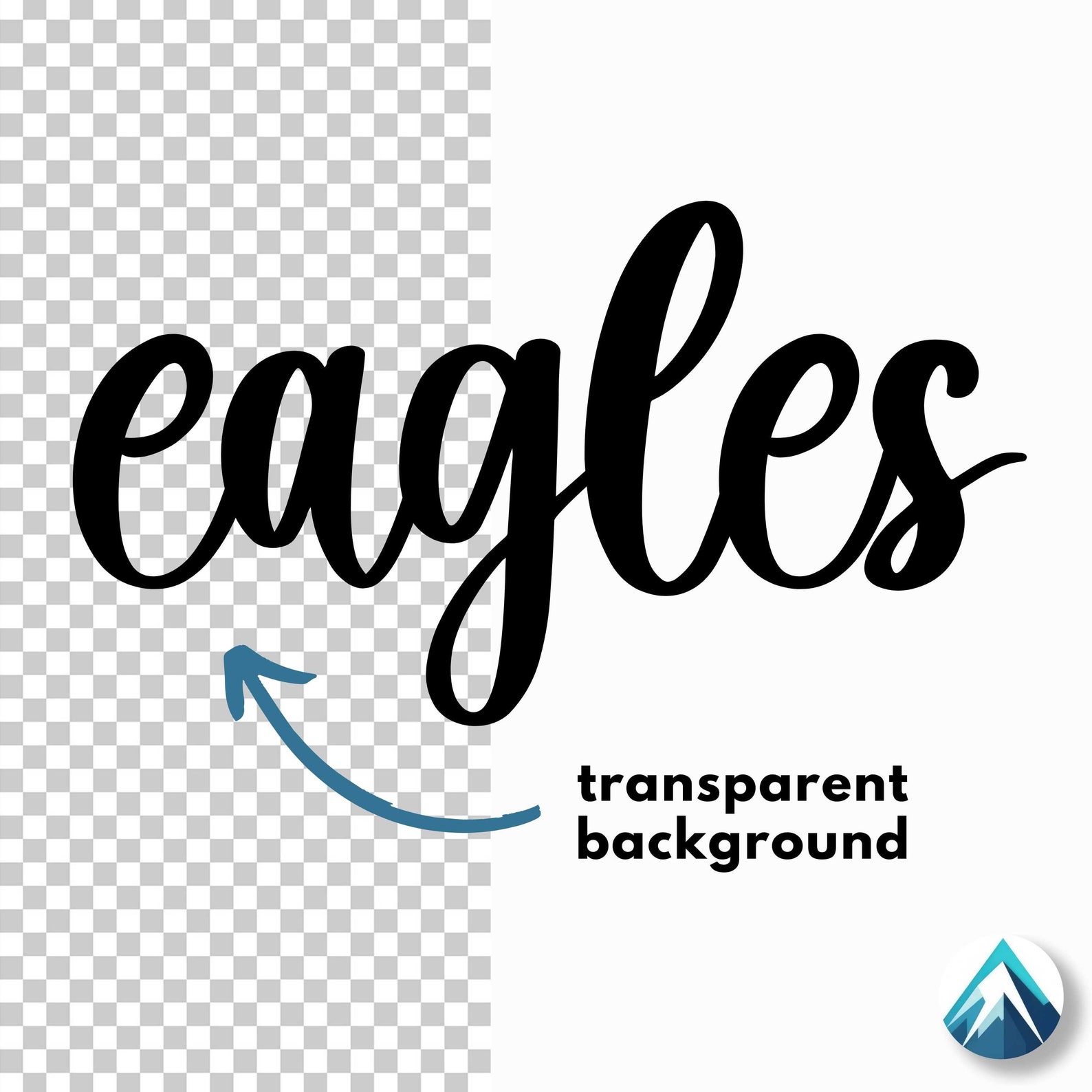 Eagles Digital Download, PNG and SVG Files, Clipart With Transparent ...