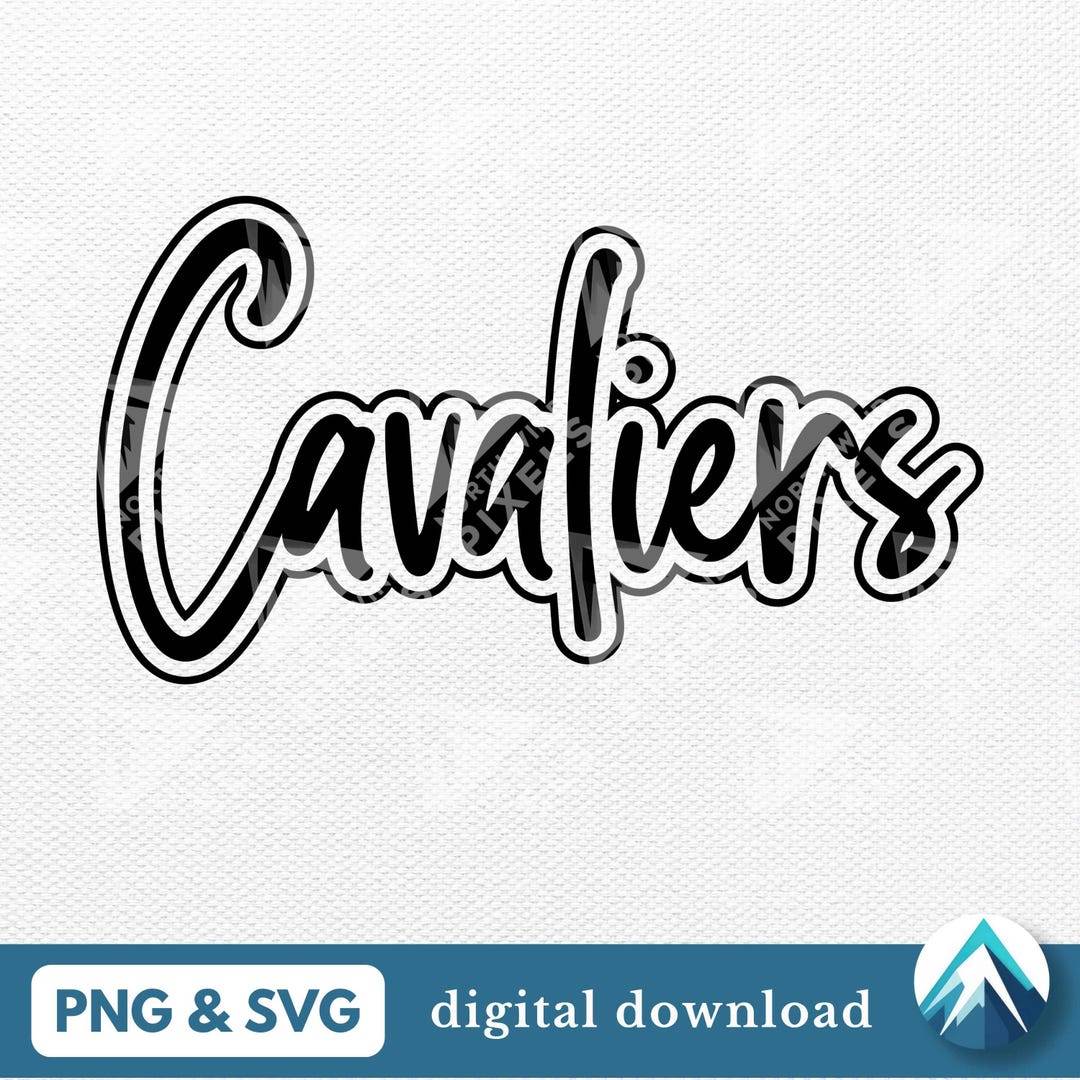 Cavaliers Digital Download, PNG and SVG Files, Transparent Background ...