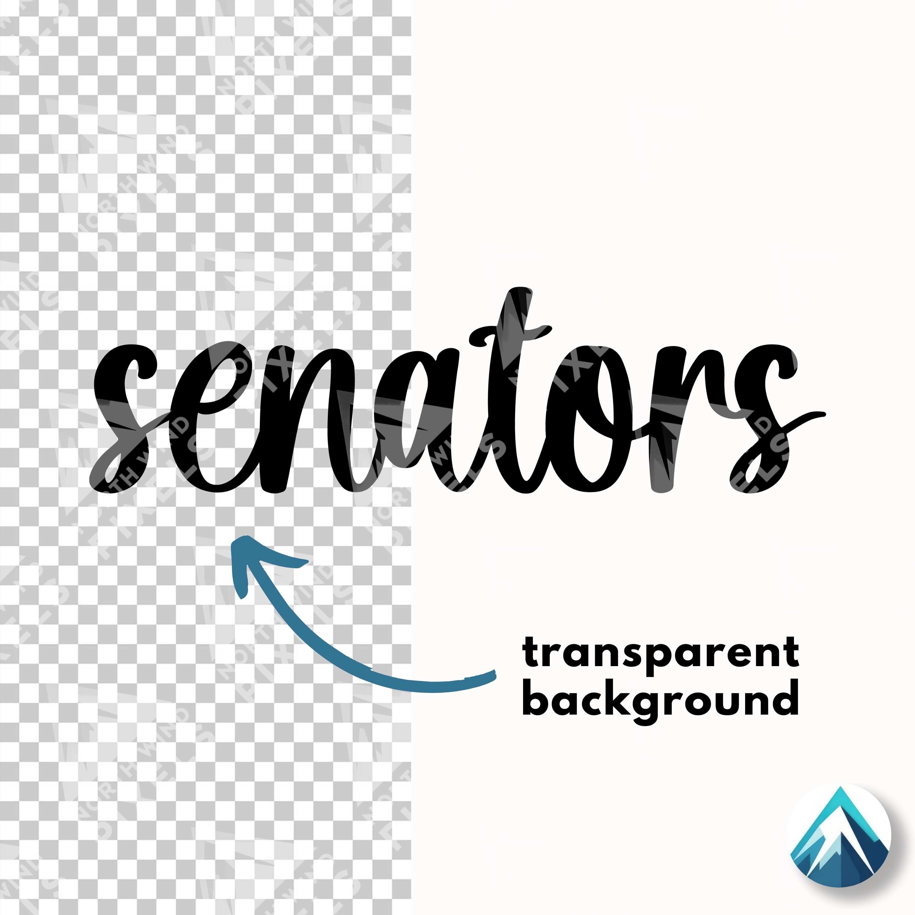 Senators Digital Download, PNG and SVG Files, Clip Art With Transparent ...