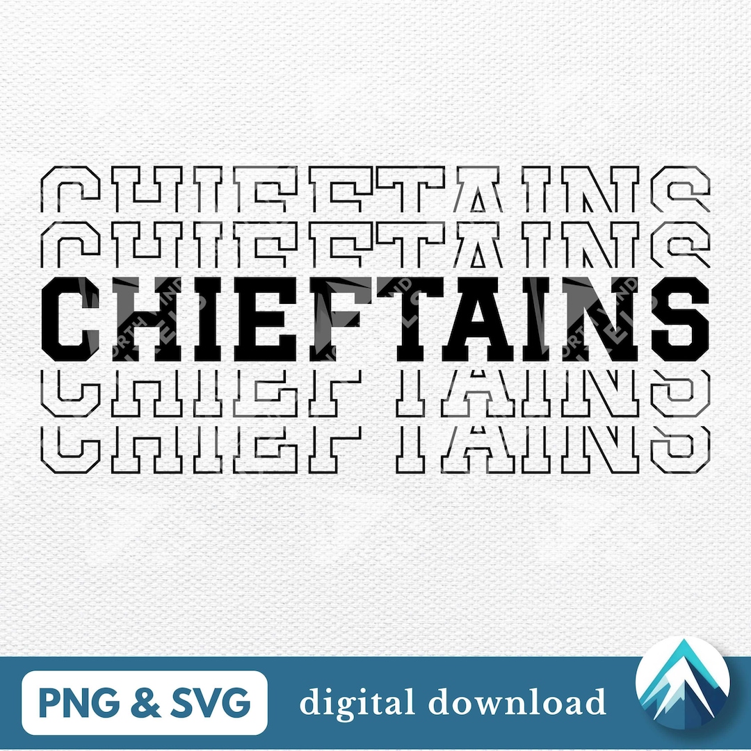 Chieftains Digital Download, PNG and SVG Files, Clipart, Transparent ...