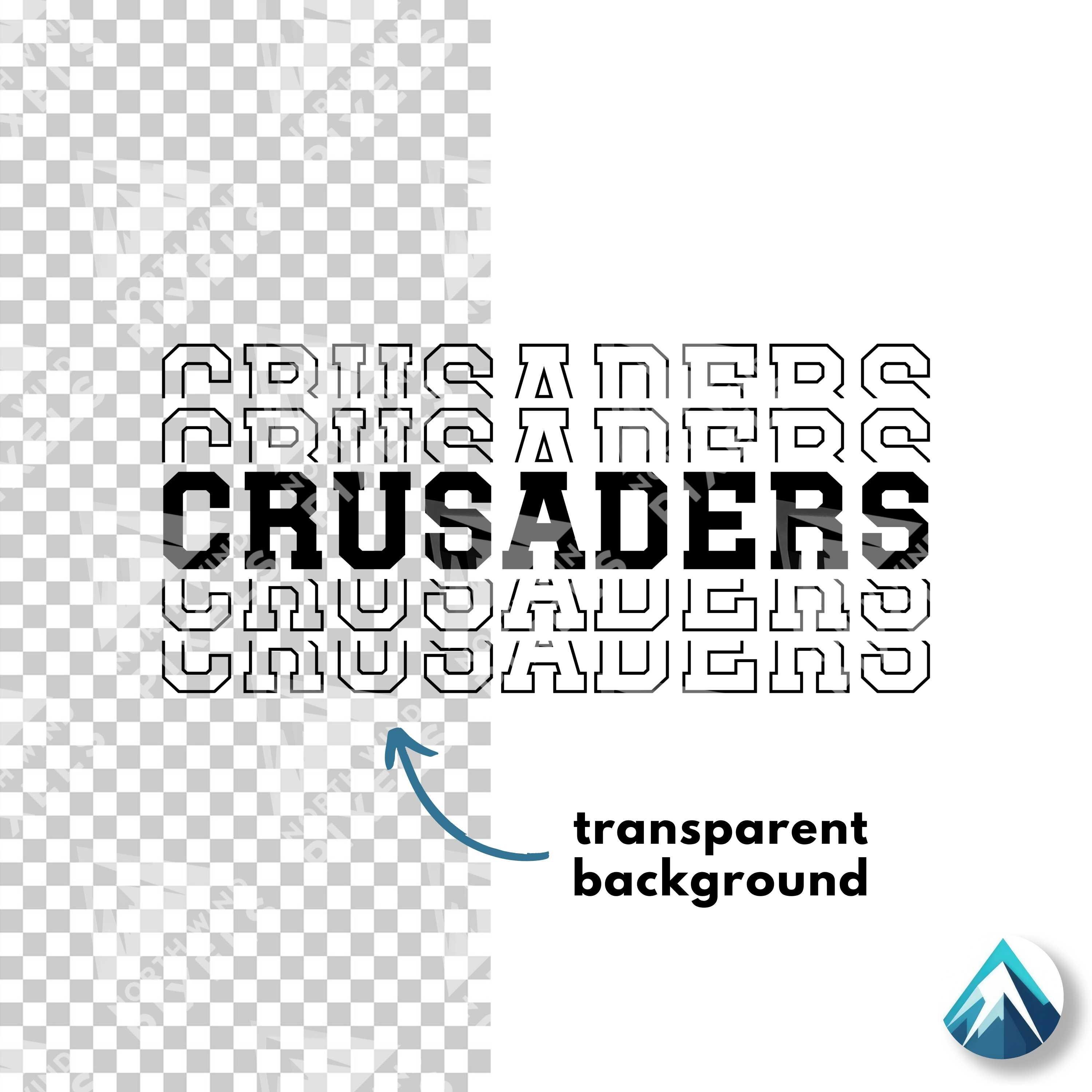 Crusaders Digital Download, PNG and SVG, Clipart With Transparent ...
