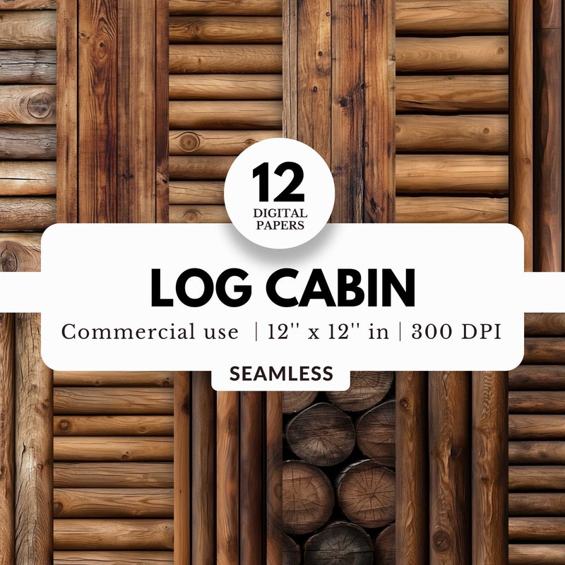 Logs Wallpaper - Etsy