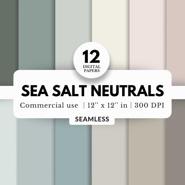 Sea Salt Palette - Etsy