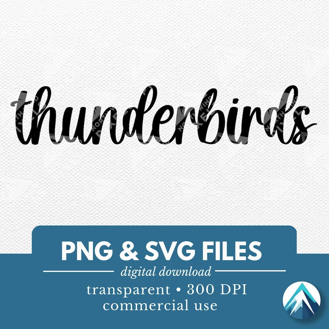 Thunderbirds Digital Download, PNG and SVG Files, Clipart With ...