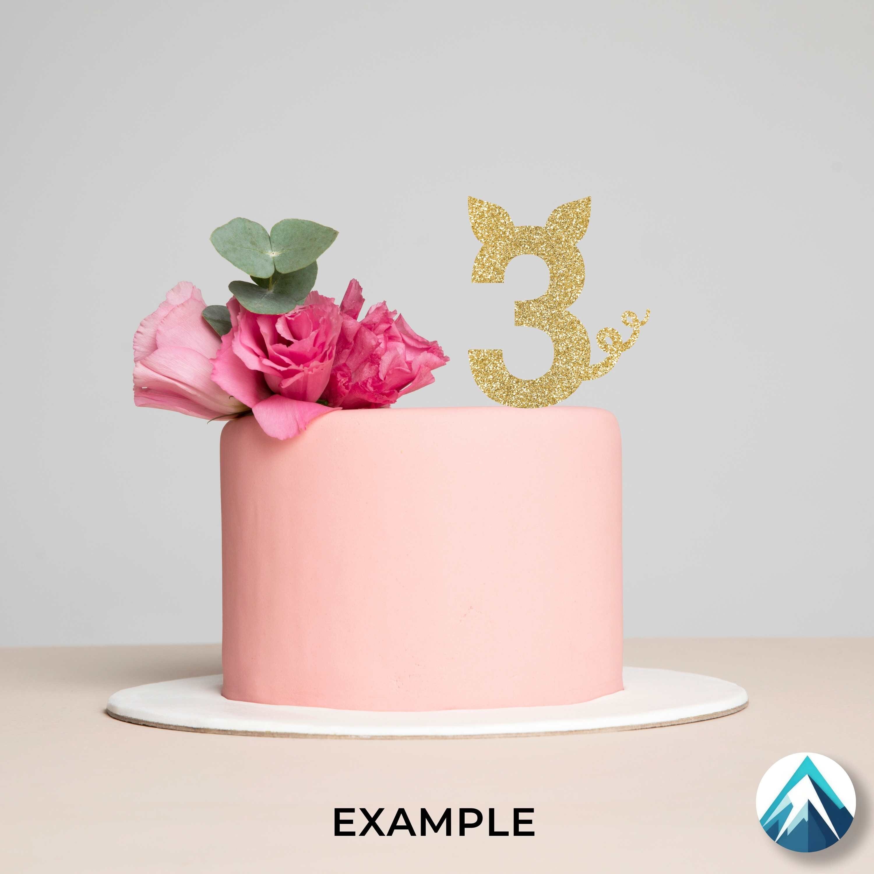 3 Pig Birthday Number, PNG and SVG Files, Digital Download, Cute Little ...