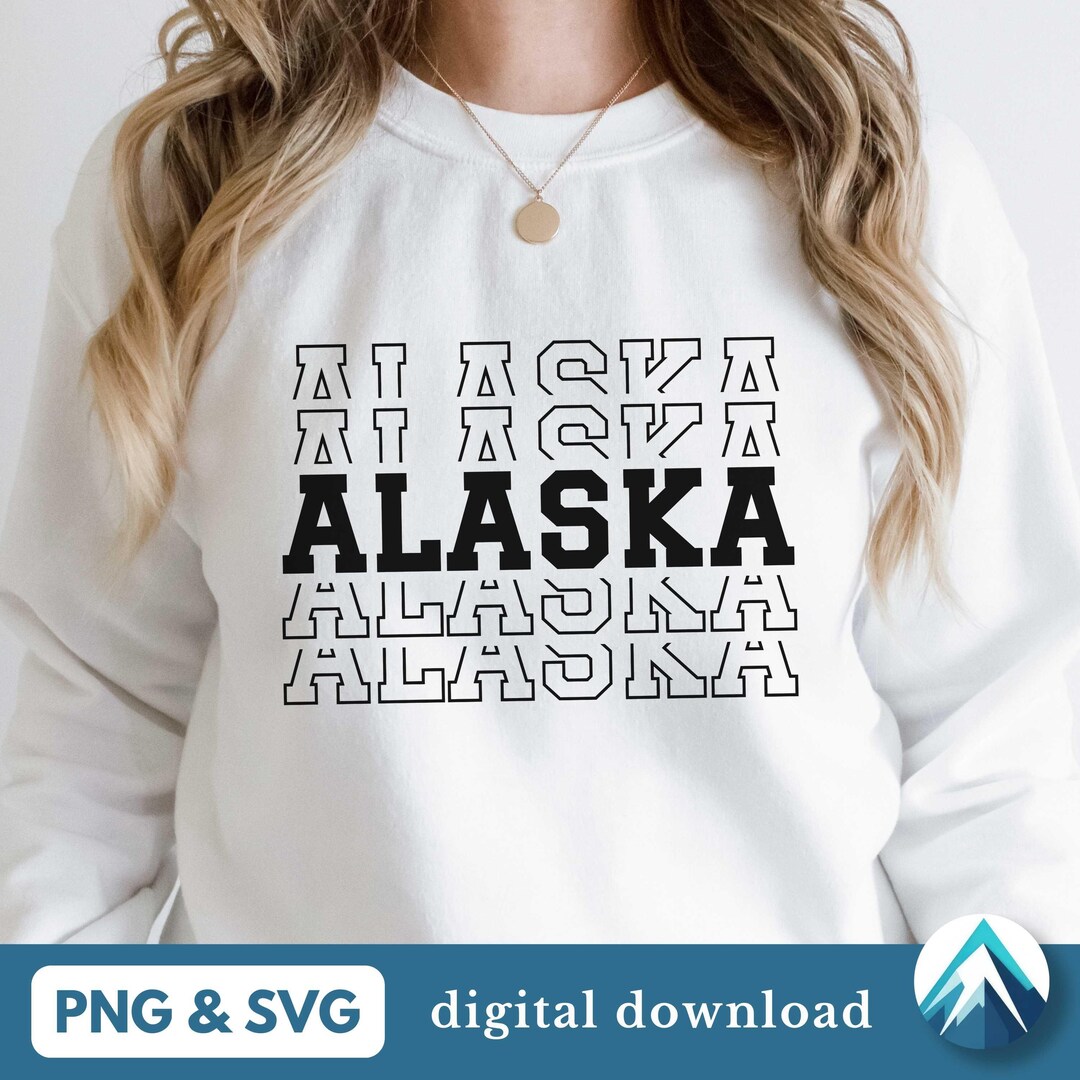 Alaska Digital Download, PNG and SVG Files, Transparent Background ...