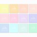 12 Pastel Solids Digital Paper Bundle, Repeating Pattern, JPG Download ...