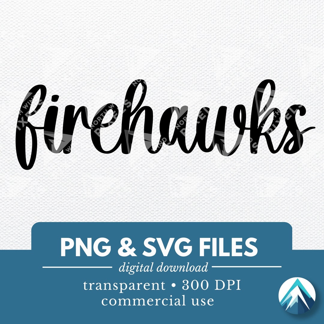Firehawks Digital Download, PNG and SVG File, Clipart With Transparent ...
