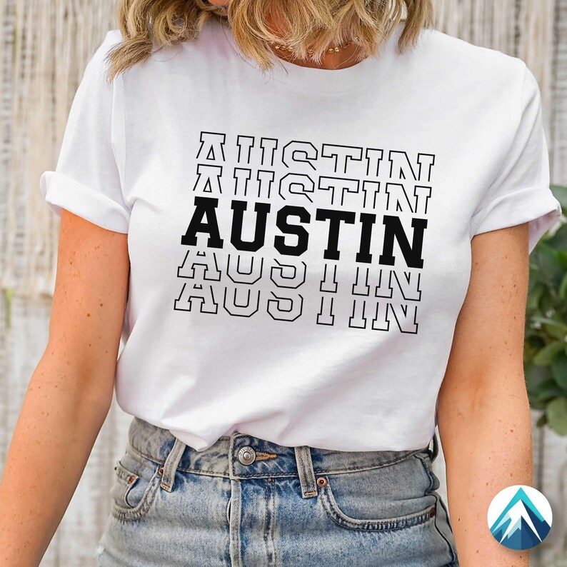 Austin Digital Download, PNG and SVG Files, Transparent Background ...
