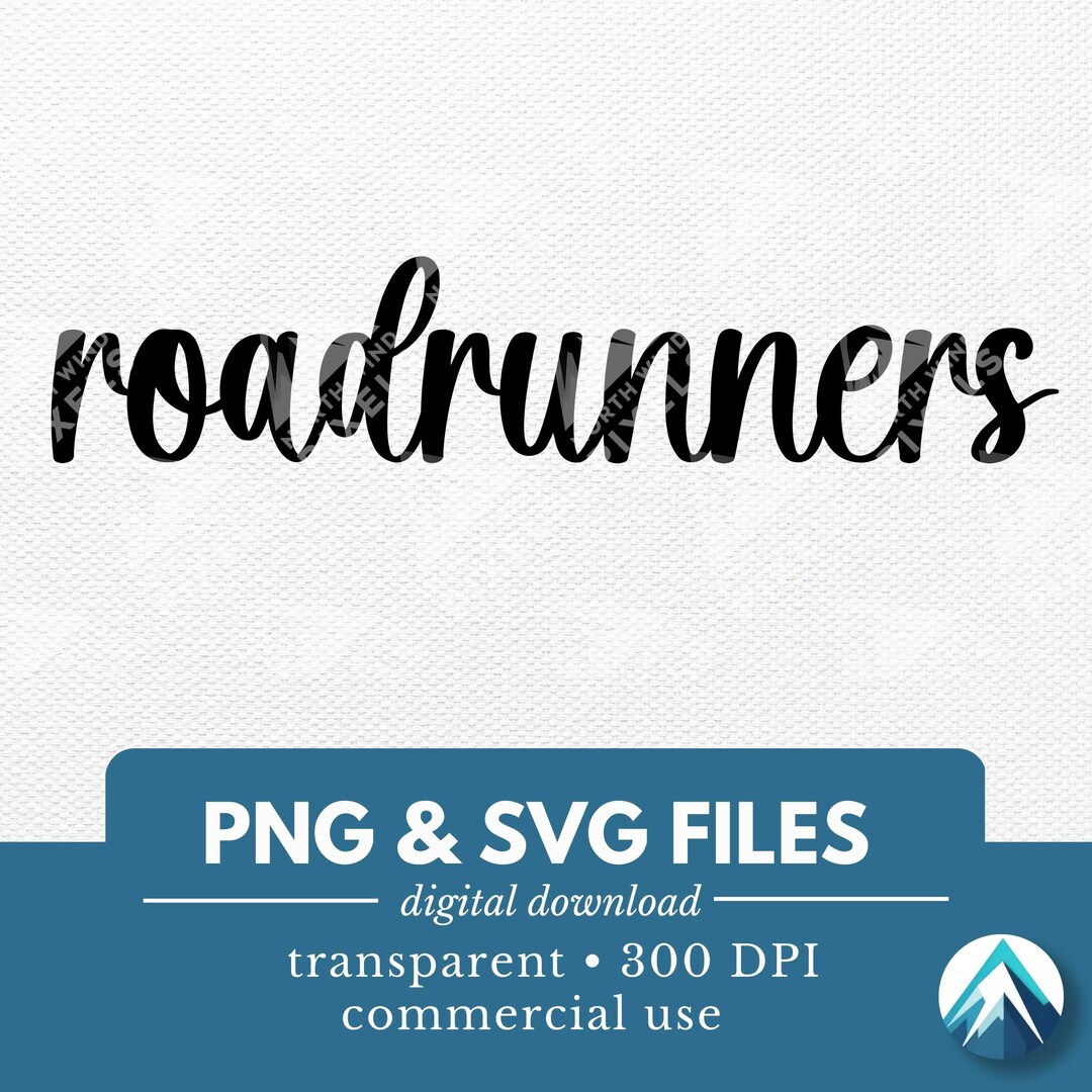 Roadrunners Digital Download, PNG and SVG Files, Transparent Background ...