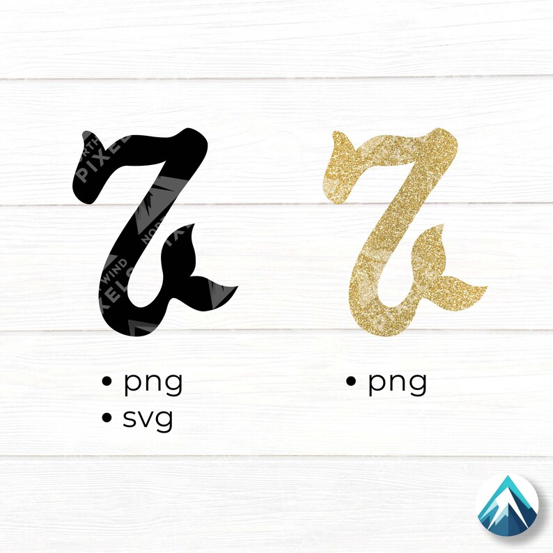 7 Mermaid Tail Birthday Number, PNG and SVG File, Digital Download ...