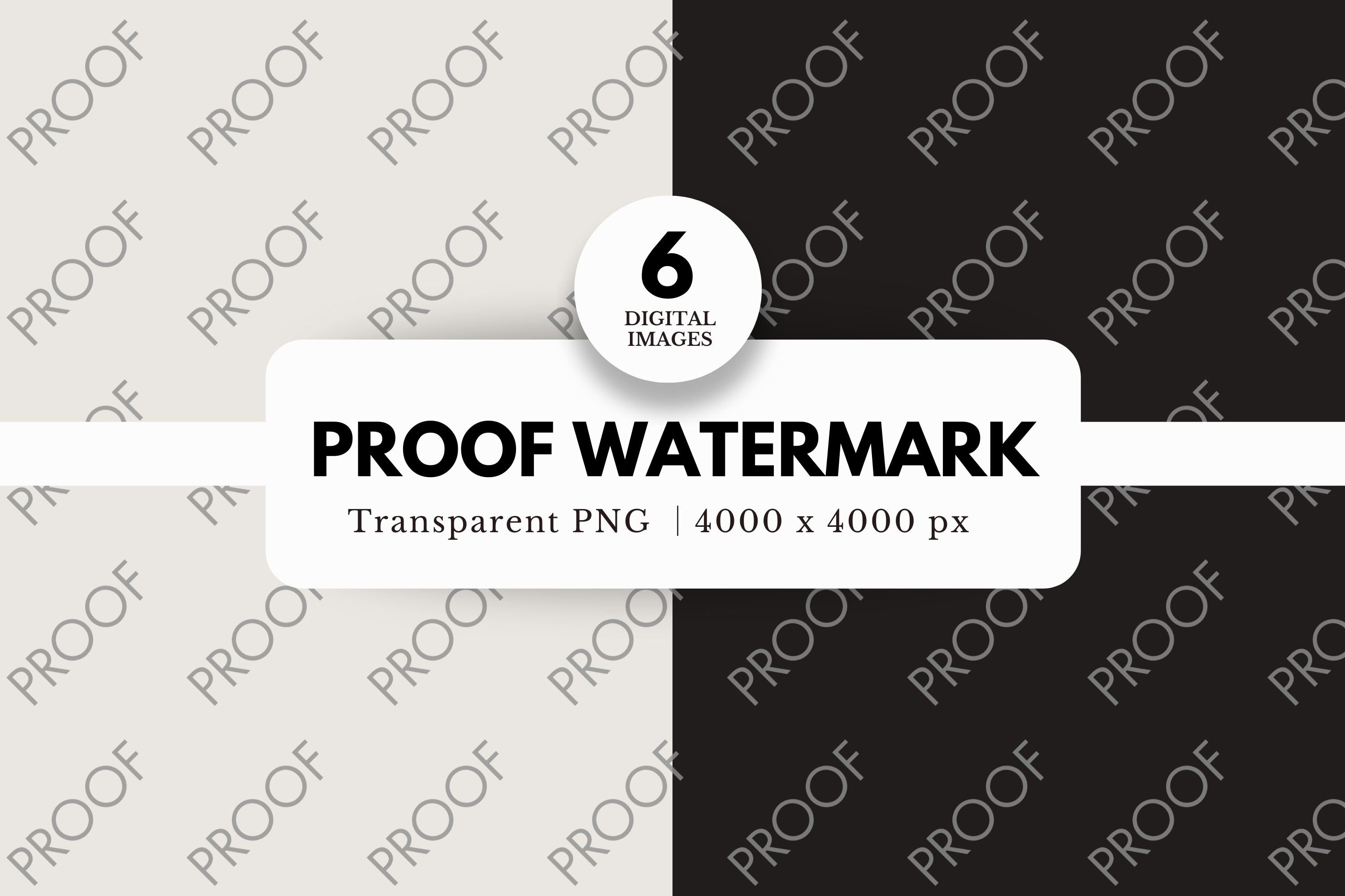 6 Proof Watermark Grids With Transparent Backgrounds, PNG Files ...