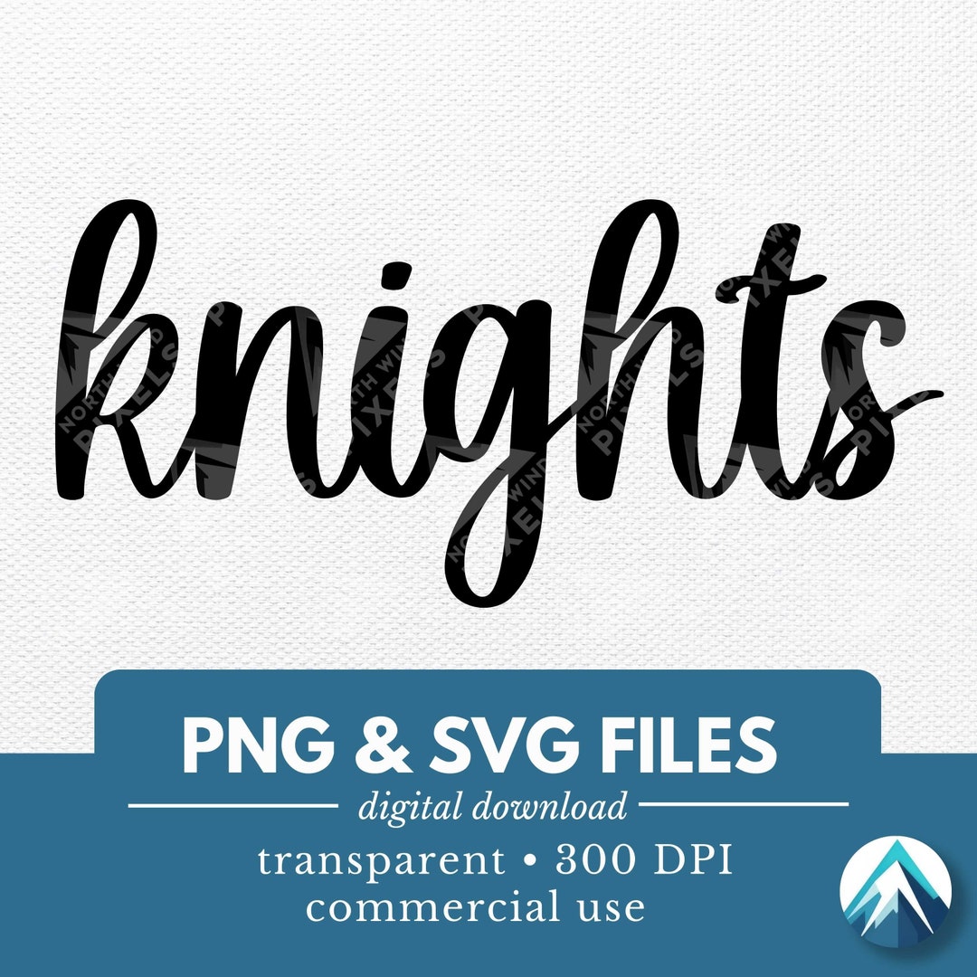 Knights Digital Download, PNG and SVG Files, Clipart With Transparent ...