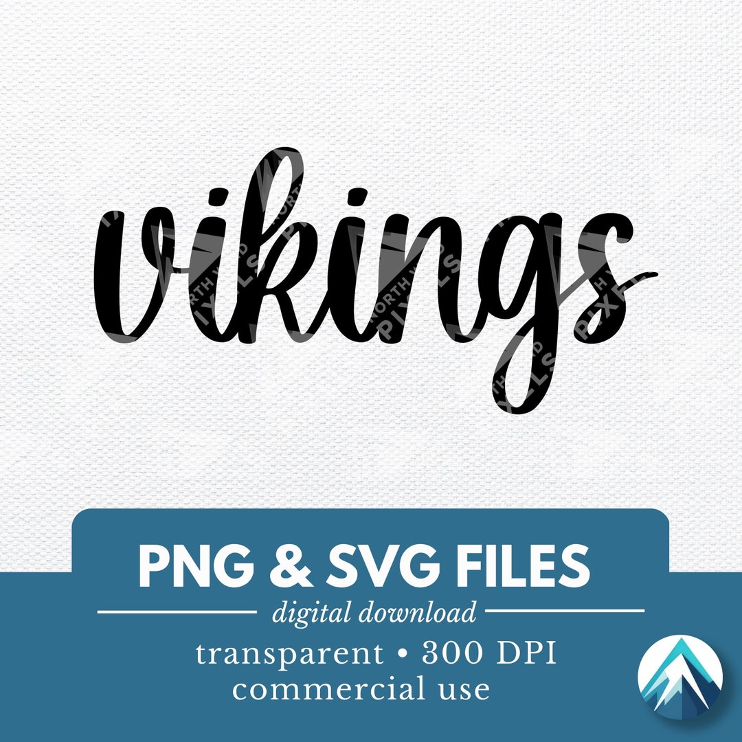 Vikings Digital Download, PNG and SVG Files, Transparent Background ...