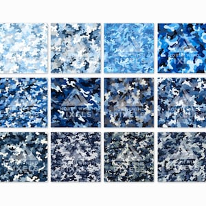 48 Camouflage Bundle Digital Papers, Seamless Patterns, 12x12, JPG ...