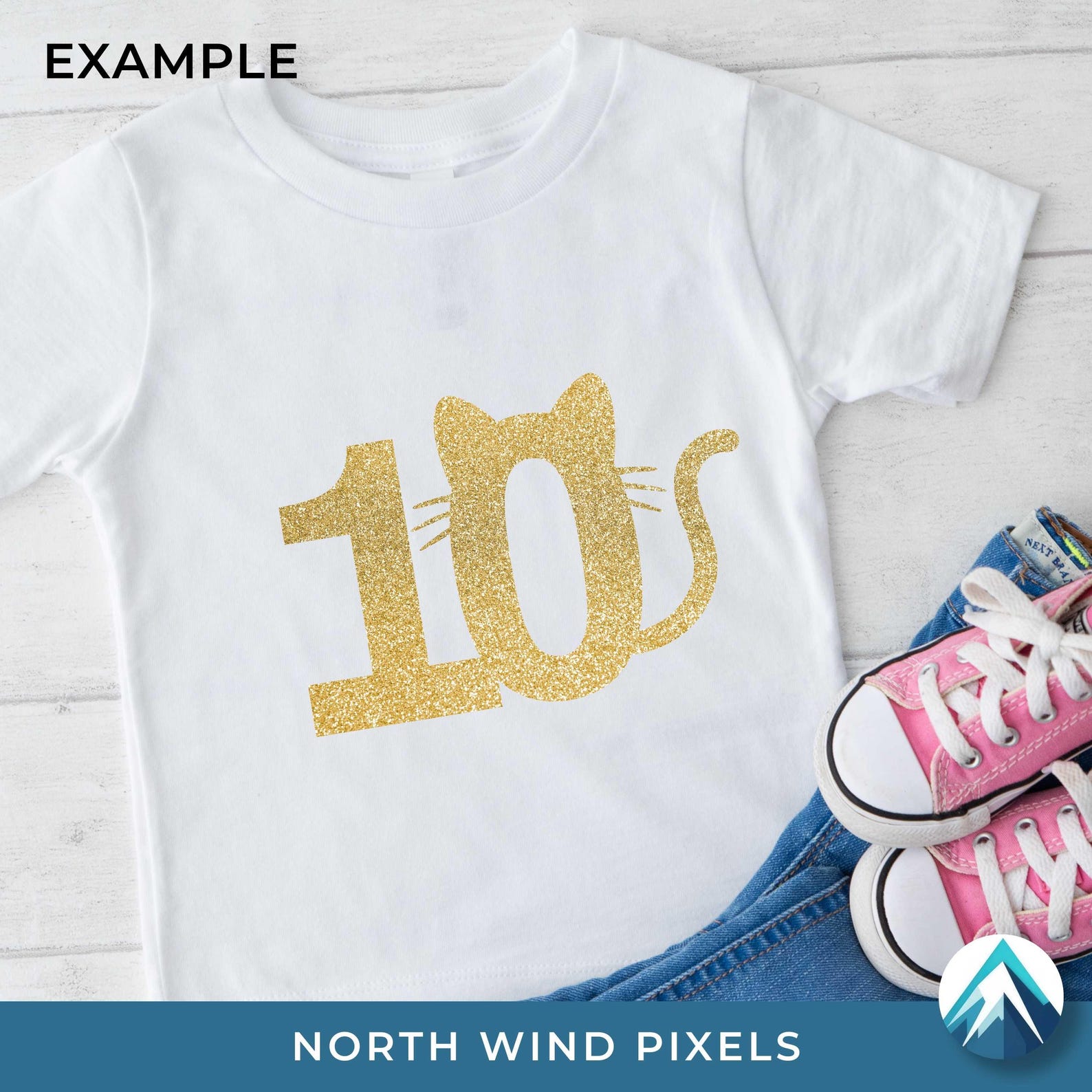 10 Cat Birthday Number, PNG and SVG, Digital Download, Transparent ...