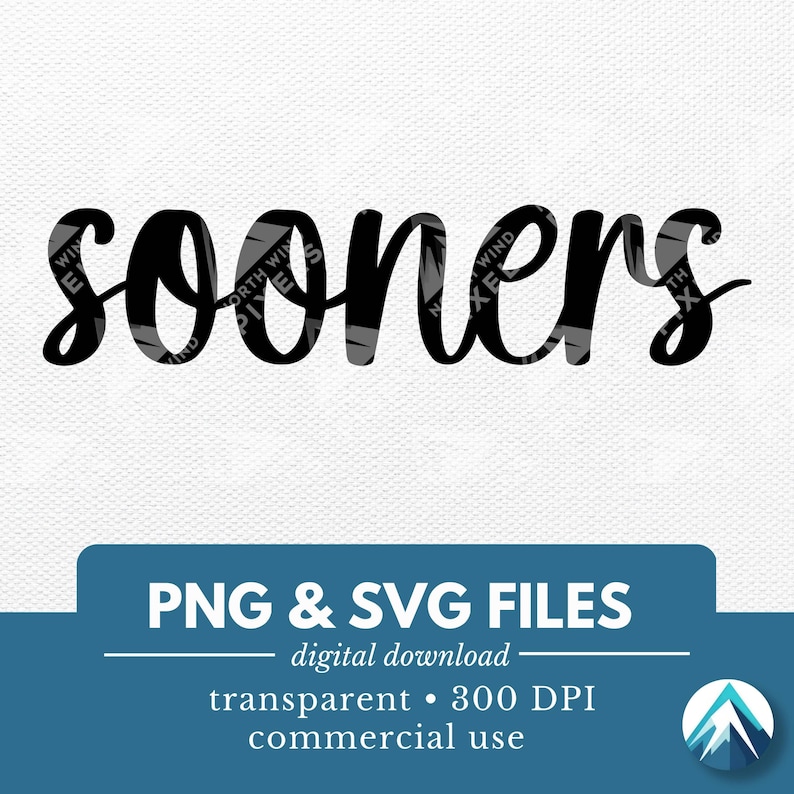 Sooners Digital Download, PNG and SVG Files, Clipart With Transparent ...