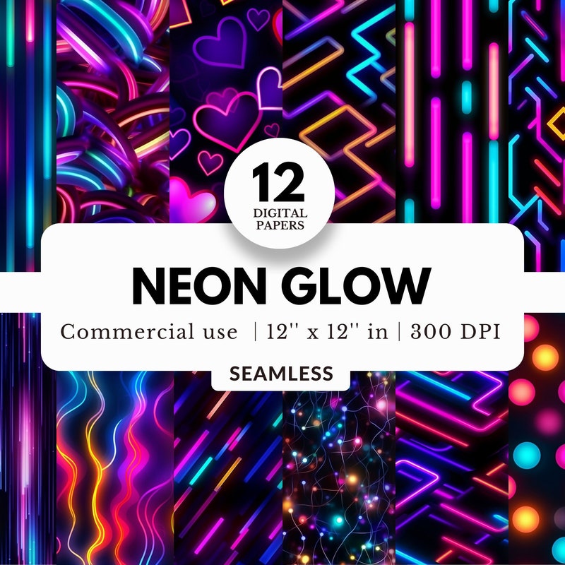 Neon Glow - Etsy