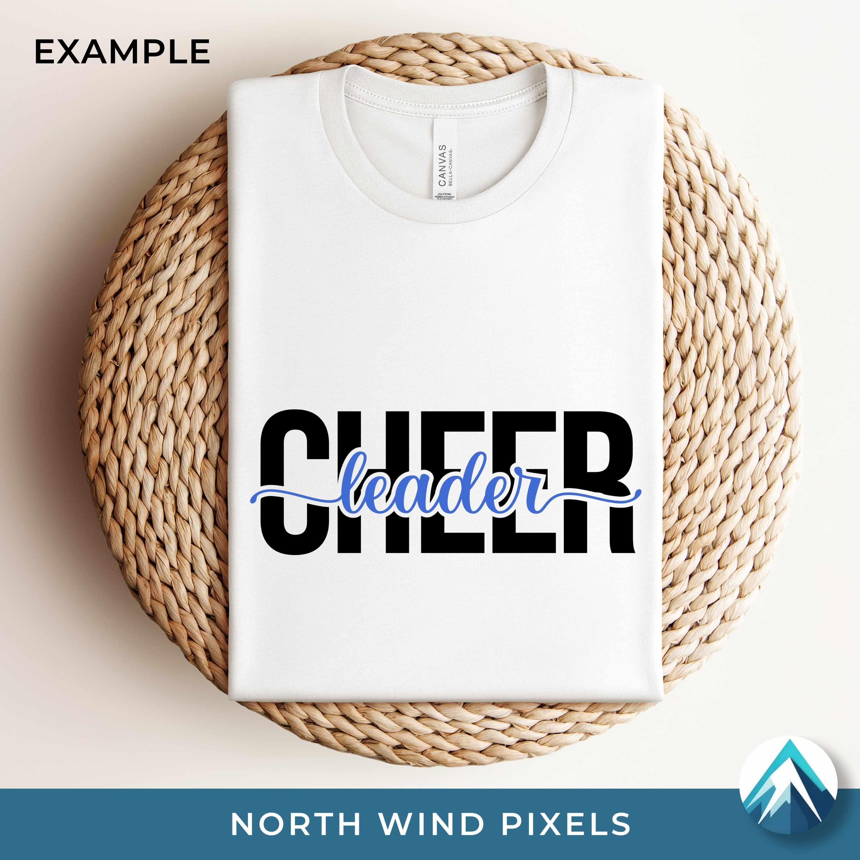 Cheer Leader Digital Download, Svg Png Dxf Eps Files, Transparent With ...