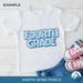 Fourth Grade Digital Download, Svg Png Dxf Eps, Transparent, Cartoon ...