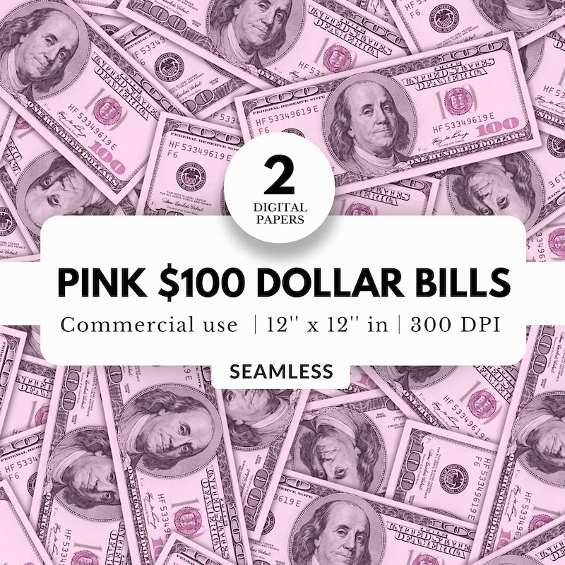 Pink Money Wallpaper - Etsy