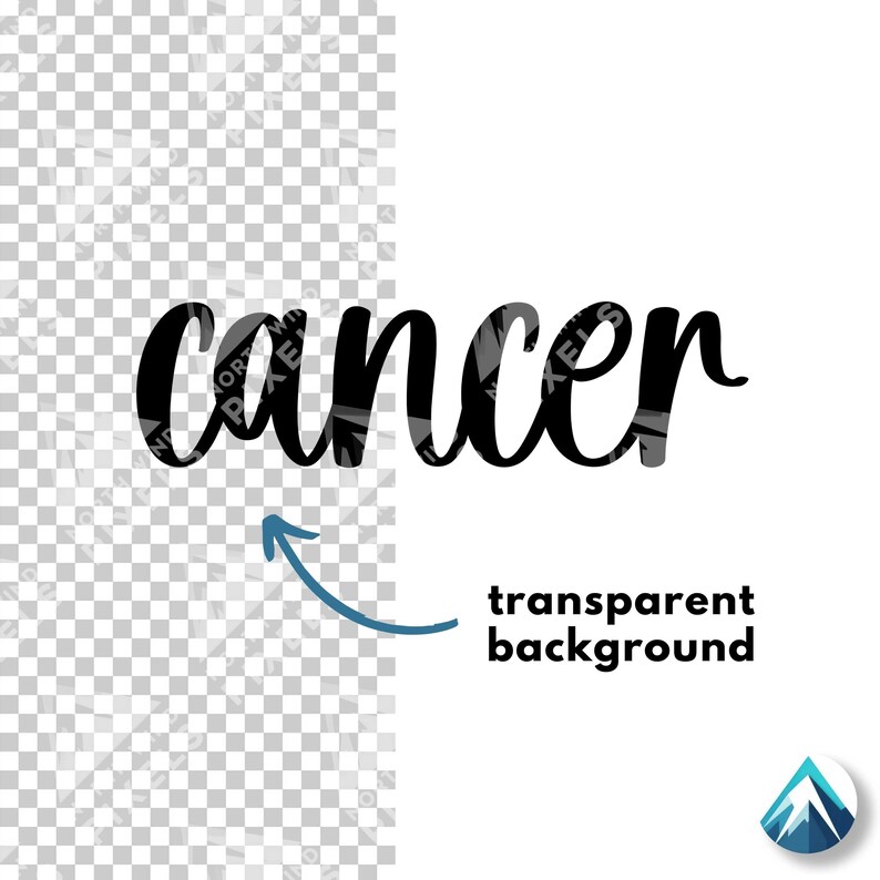Cancer Digital Download, PNG and SVG File, Transparent Background ...