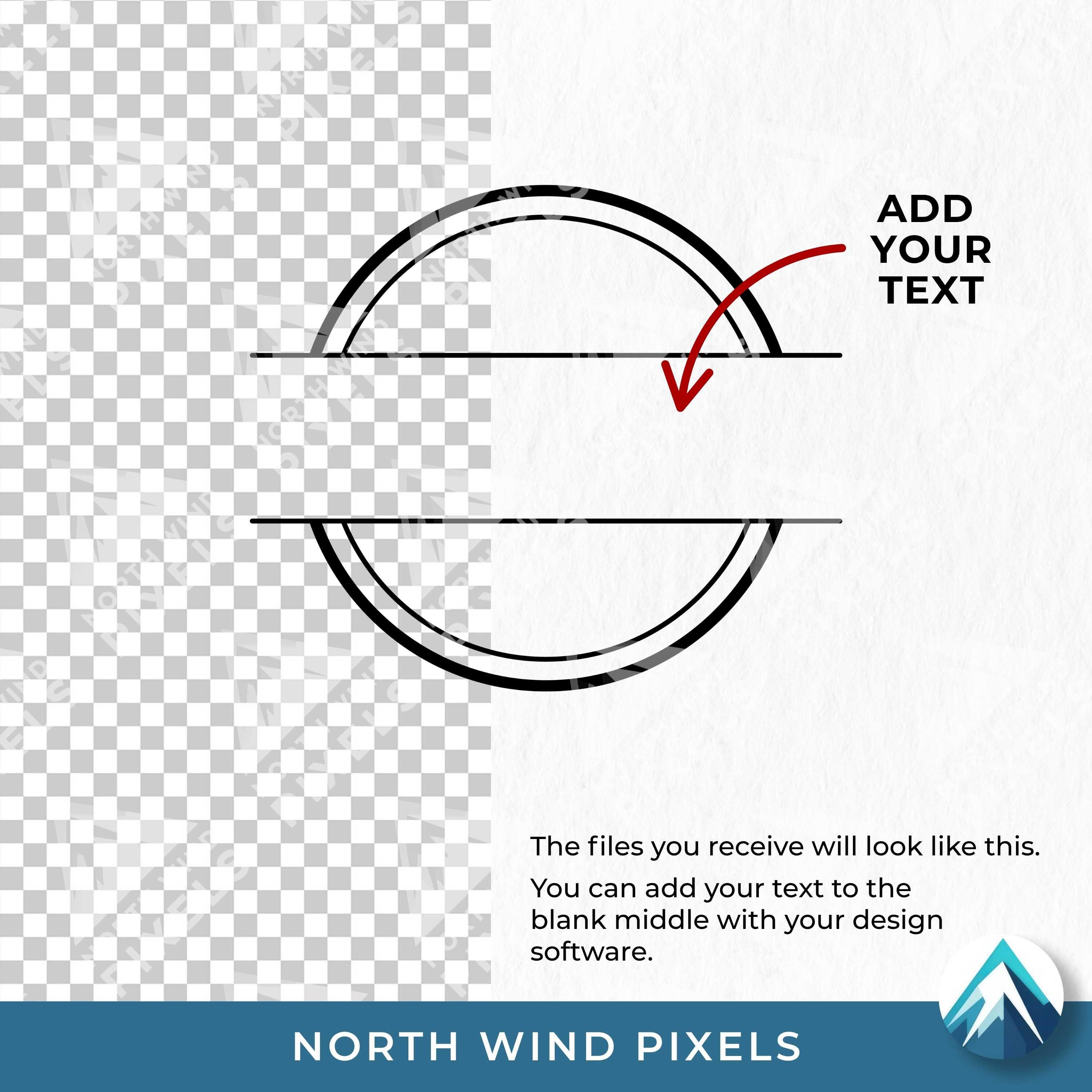 9 Simple Circle Frames Digital Download Bundle, Svg Png Dxf Eps Files ...