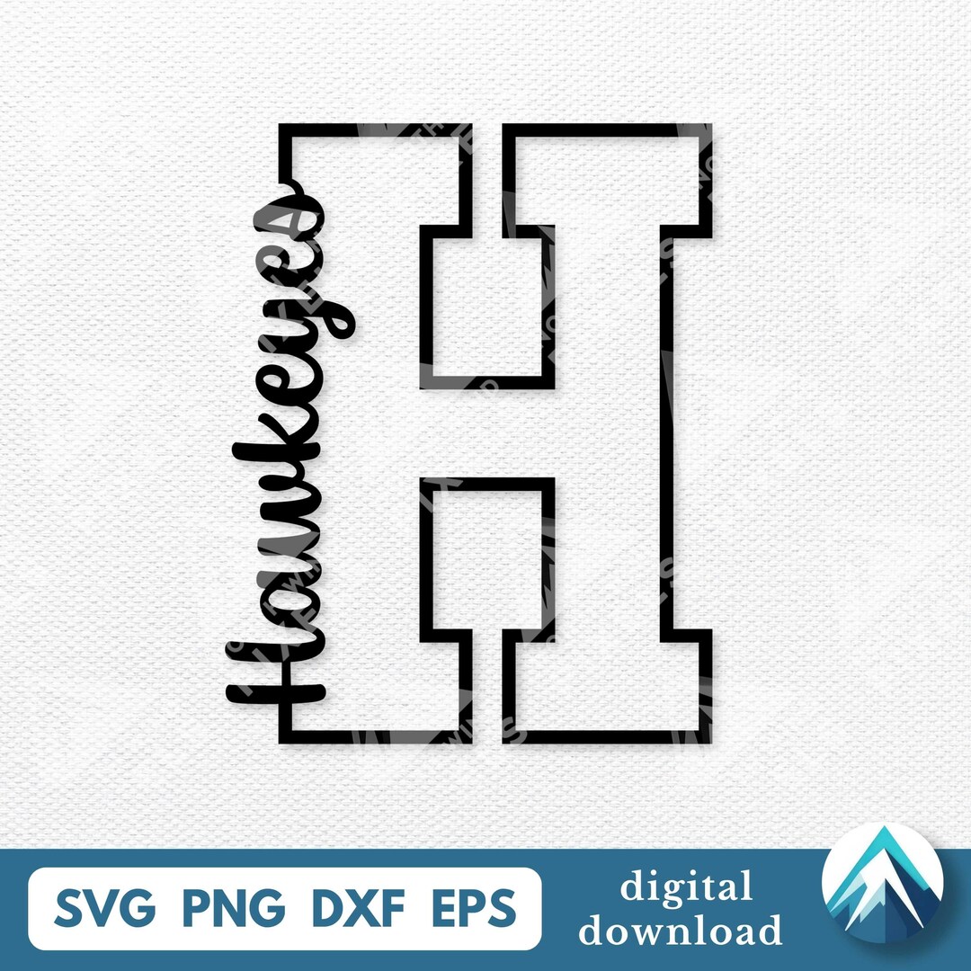 Hawkeyes Digital Download, Svg Png Dxf Eps Files, Transparent Clip Art ...