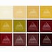 12 Wine Tasting Digital Papers, JPG Download, Solid Color Palette With ...