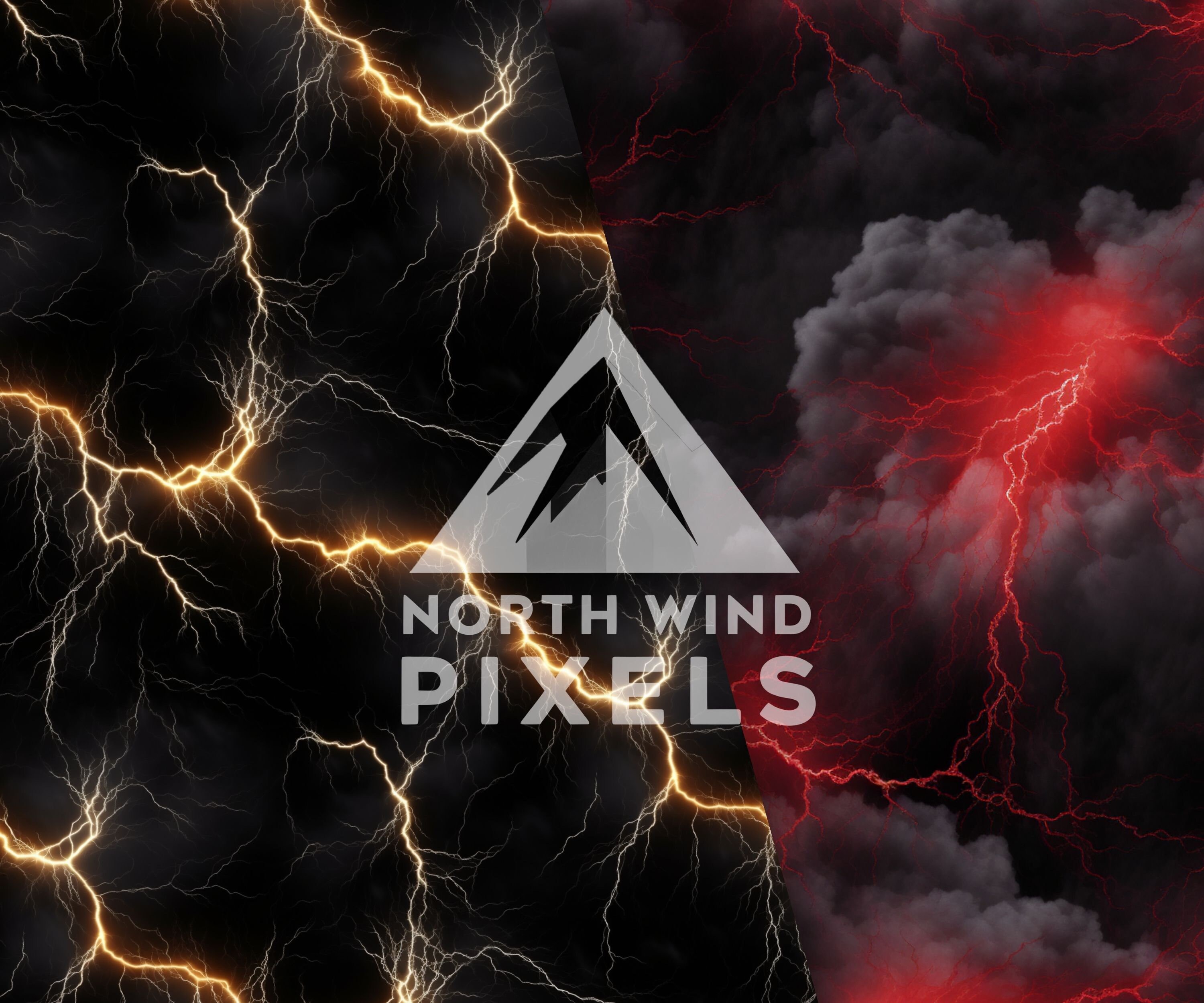 12 Red Lightning Digital Papers, Seamless Patterns, 12x12, JPG Download ...