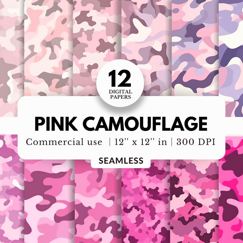 Pink Camo - Etsy