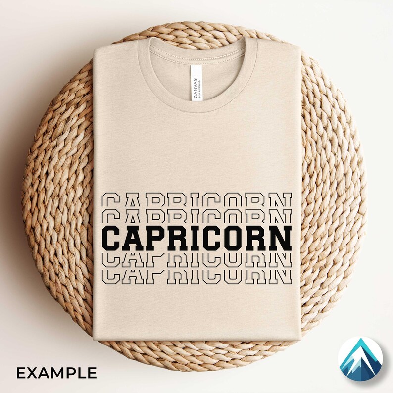Capricorn Digital Download, PNG and SVG Files, Transparent Background ...
