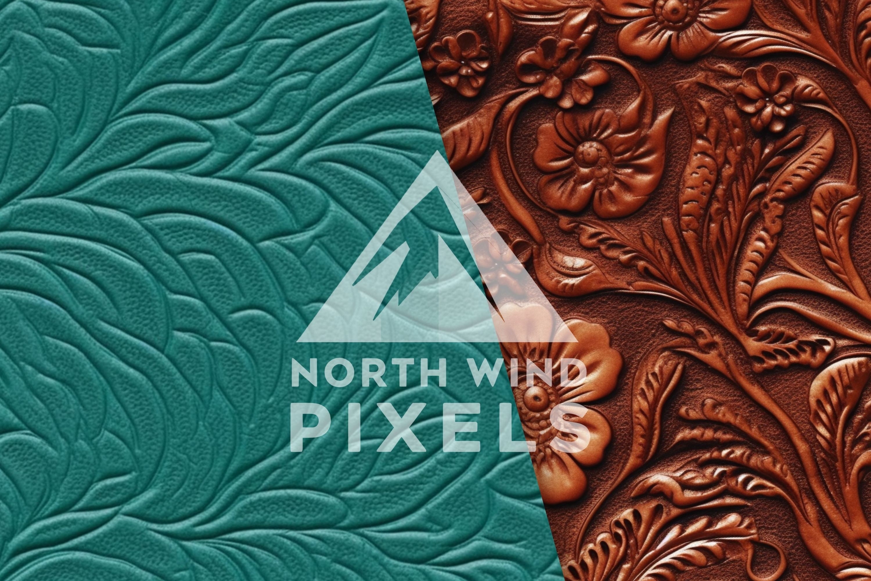 12 Turquoise Cowgirl Texture Digital Papers, Seamless, 12x12, Teal and ...