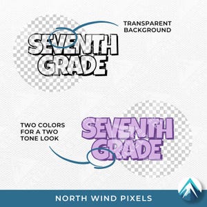 Seventh Grade Digital Download, Svg Png Dxf Eps, Transparent, Cartoon ...