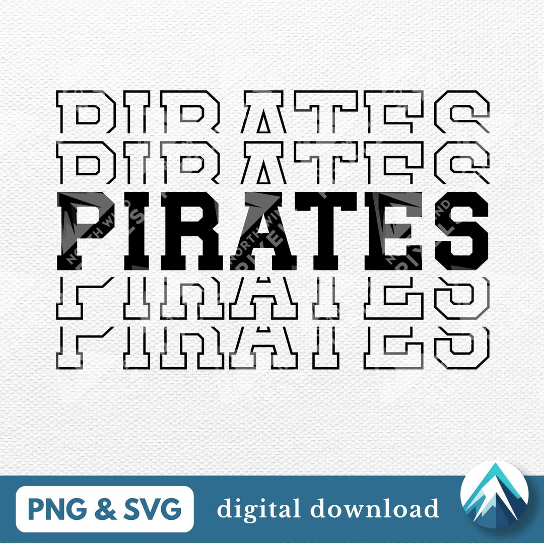 Pirates Digital Download, PNG and SVG File, Clipart, Transparent ...