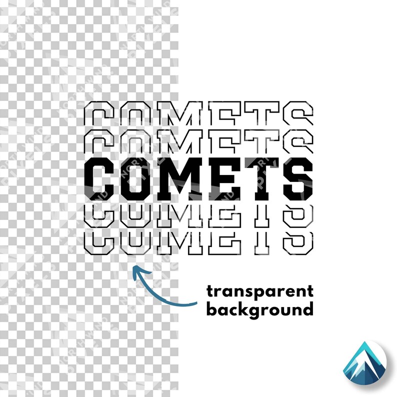 Comets Digital Download, PNG and SVG Files, Clipart With Transparent ...