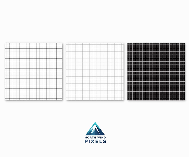 3 Watermark Grids With Transparent Backgrounds, PNG Files, Download ...