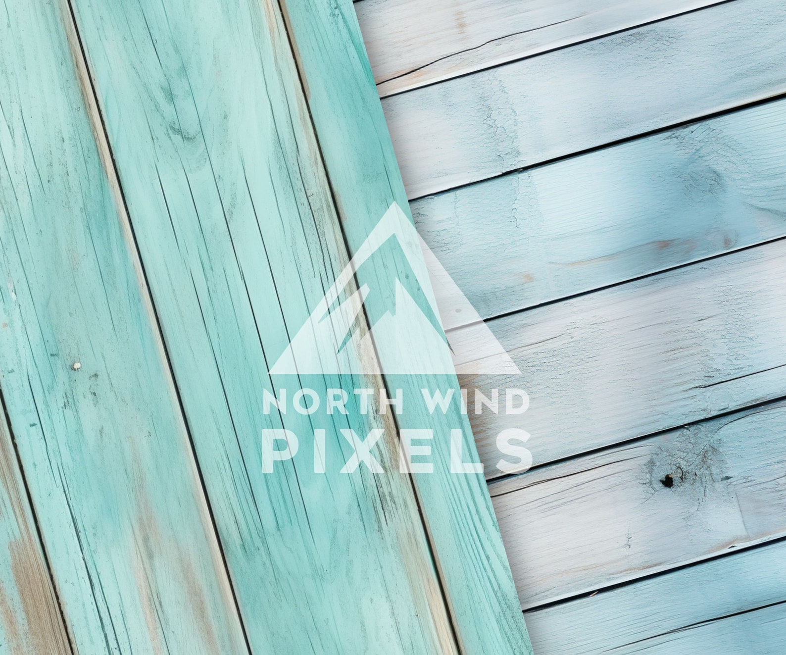 12 Turquoise Wood Grain Digital Papers, Seamless Texture, 12x12, Rustic ...