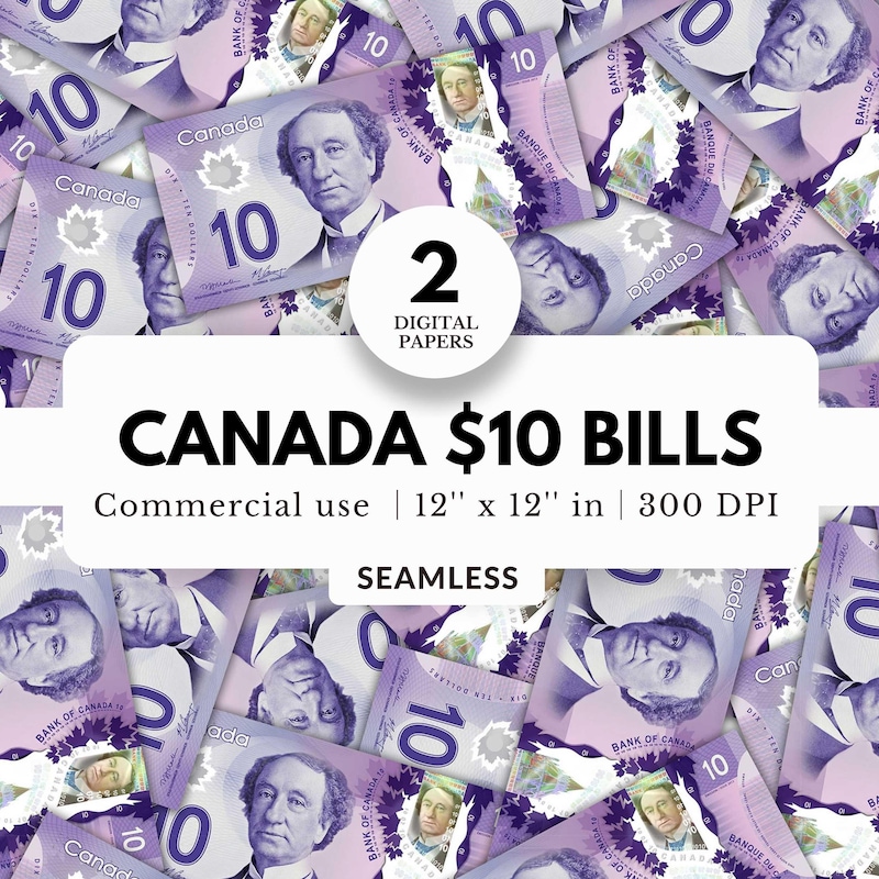Prop Money Realistic Canadian - Etsy Canada