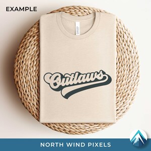 Sporty Outlaws Digital Download, PNG and SVG Files, Transparent Clipart ...