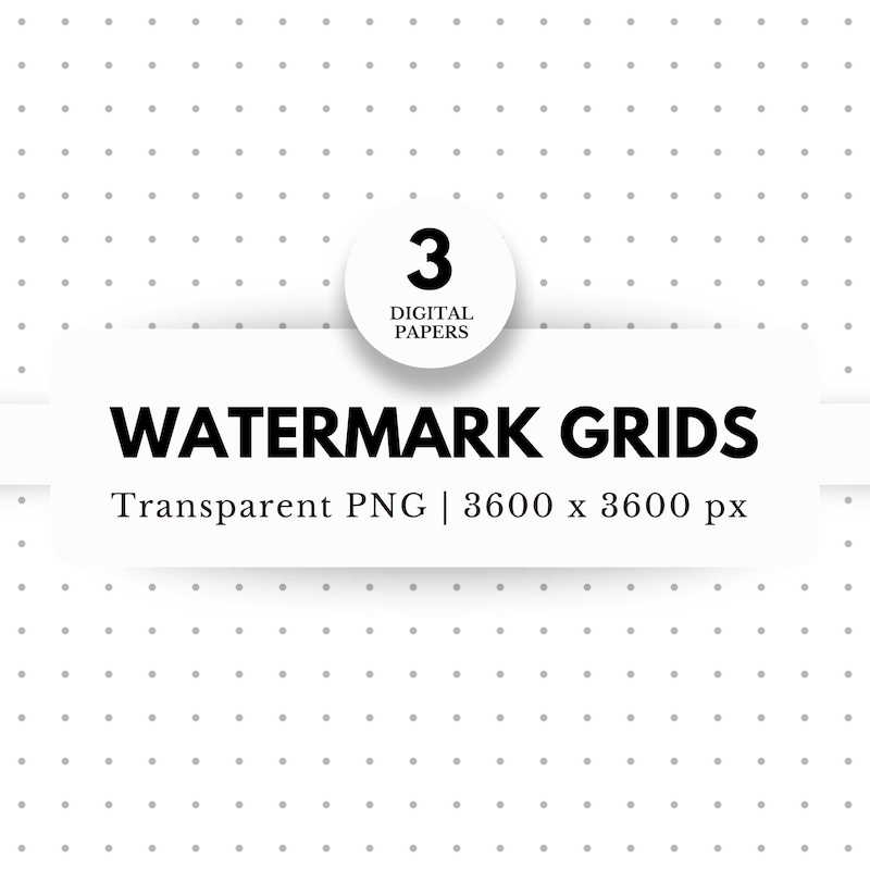 Watermark Grid - Etsy