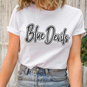 Blue Devils Digital Download, PNG and SVG Files, Transparent Background ...