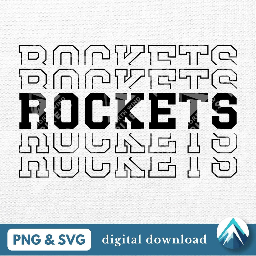 Rockets Digital Download, PNG and SVG Files, Clipart With Transparent ...