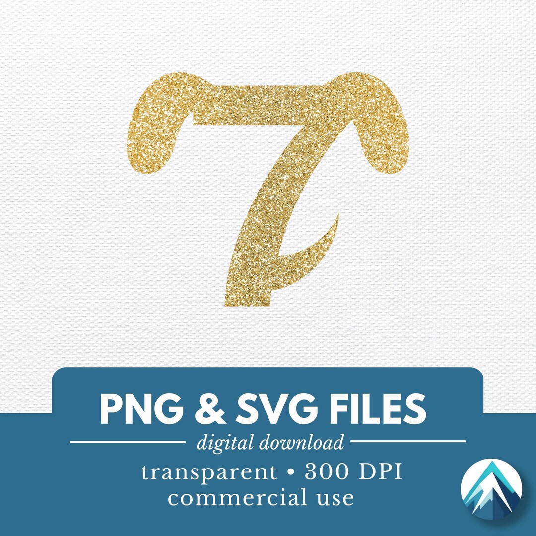 7 Puppy Dog Birthday Number, PNG and SVG File, Digital Download, Floppy ...