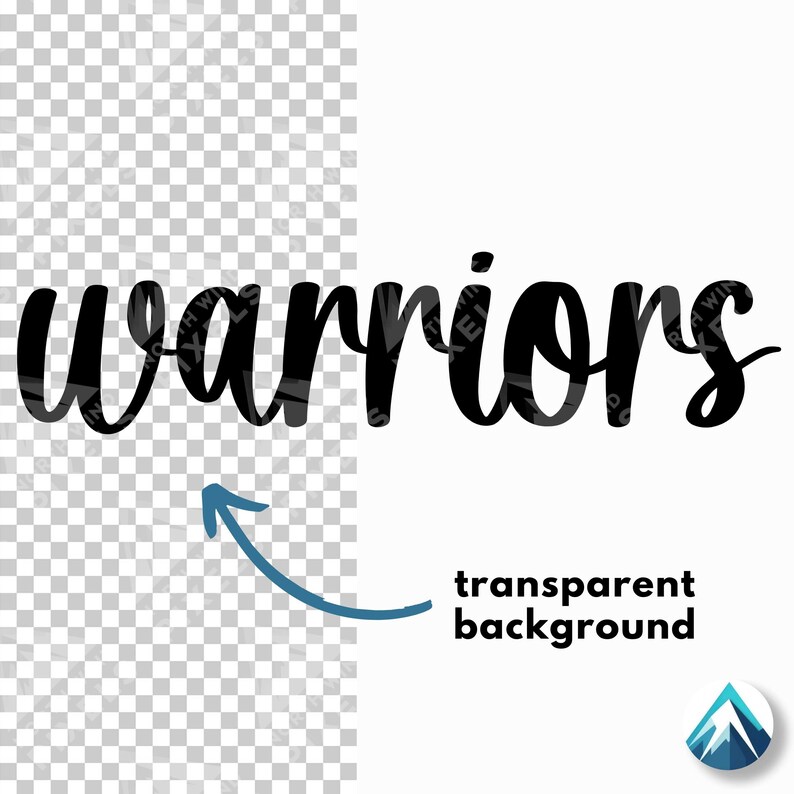 Warriors Digital Download, PNG and SVG Files, Clipart With Transparent ...
