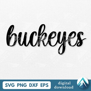 Buckeyes Digital Download, Svg Png Dxf Eps Files, Transparent ...