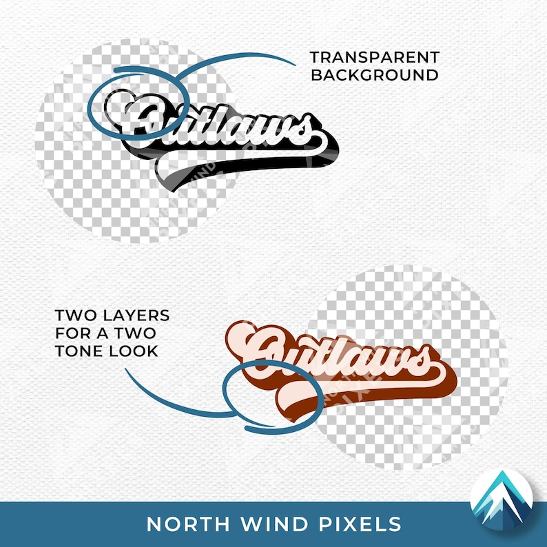 Sporty Outlaws Digital Download, PNG and SVG Files, Transparent Clipart ...