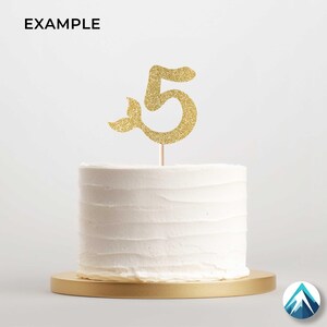 5 Mermaid Tail Birthday Number, PNG and SVG File, Digital Download ...